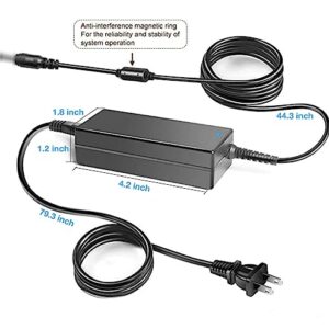 Kircuit 24V Charger for Rongta RP332 RP326 RP327 RP820 RP850 RP850-W Wireless POS 80mm & Citizen CT-S300 CT-S310 CT-S300 Thermal Receipt Printer Ac Dc Adapter Power Supply