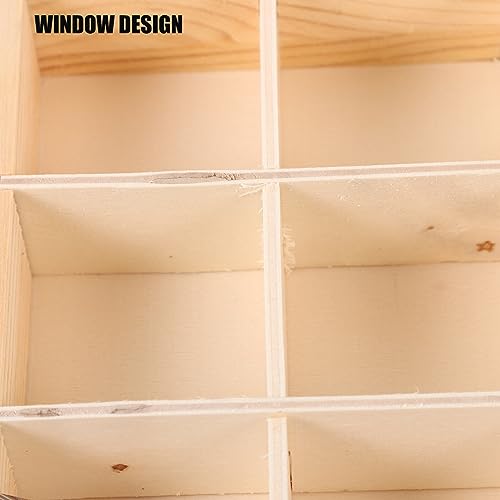 Tea Organizer Tea Box Organizer with Lid Tea Bag Countertop Holder Coffee Organizer Compartment Tea Bag Storage Box for Kitchen Cabinets Countertops Pantry Tea Display Holder