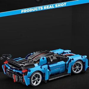 Vortix Technic Sports Car Model Building Blocks, 1/14 MOC Speed Champions Racing Car Building Kit, Construction Vehicle Toys for Adults Kids, Compatible with Lego Technic (1080PCS)