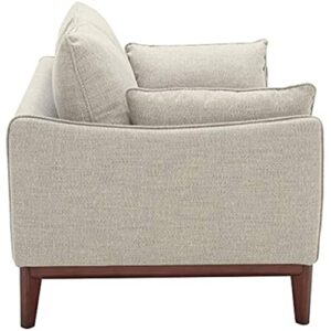 LIUJUN Loveseat Sofa with Wood Base and Legs, 62" W