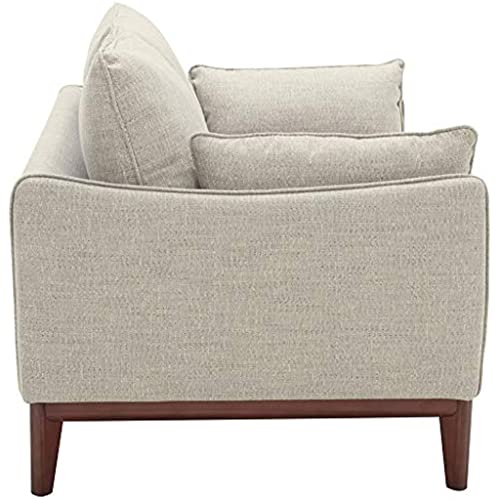 LIUJUN Loveseat Sofa with Wood Base and Legs, 62" W