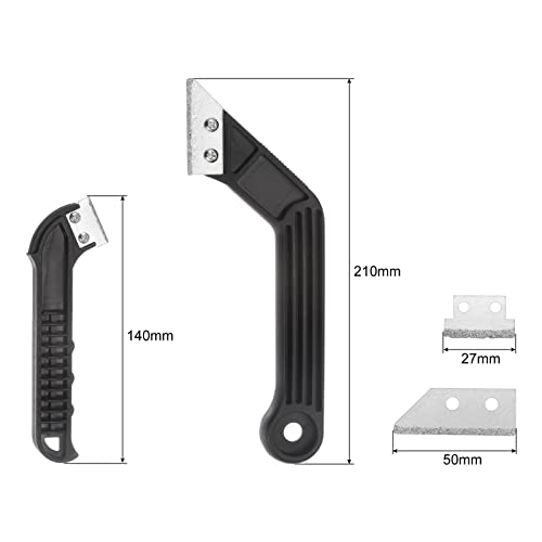 uxcell Tile Grout Saw 5.5" 8.3" Tile Grout Cleaning Remover Steel Blade Hand Tool for Floor Caulk Removal