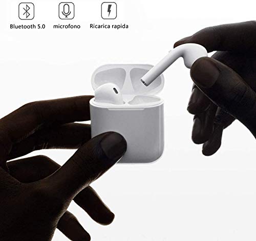 Wireless Earbuds, Bluetooth Earbuds Touch Control Stereo Sound Bluetooth Headphones with Mic, 35H Playtime IPX7 Waterproof Wireless Ear Buds with Type C Charging Case for airpod iPhone Android iOS