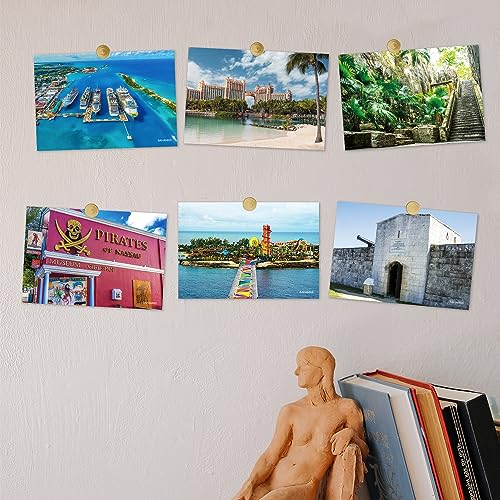 Dear Mapper Bahamas City Landscape Postcards Pack 20pc/Set Postcards From Around The World Greeting Cards for Business World Travel Postcard for Mailing Decor Gift