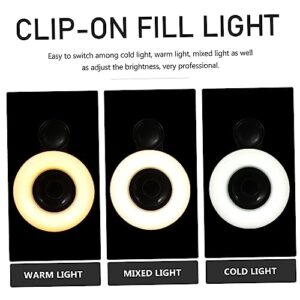 HOOTNEE Camera Lens Pink Phone Light Phone Clip Phone Clip Light Phone Lens Lamp for Manicure Clip on Light for Phone Fill Light Cell Phone Macro Lens Mobile Phone Light Cosmetic LED