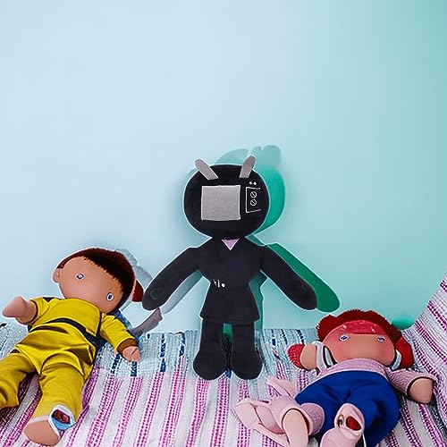 VAKUUM TV Man/Tv-Woman Man Toy, Audio Plush Toys, Speakerman Bosses Doll Toys, Skibidi Toilet Toy, Titan Speaker Man Plush, Camera Man Toy Plush, Skibidi Toilet Man Plushie (Color:Women tv Man)