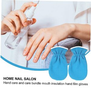 Gel Gloves 3 Pairs Exfoliating Hand Mask Black Disposable Gloves Moisturizing Hand Gloves Hand Lotions Womens Glove Gel Spa Gloves Flannel Blue Hand Spa Gloves Disposable