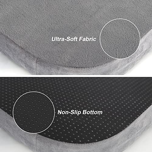 Bnonya Orthopedic Dog Bed, Dog Beds for Large Dogs Bolster Pet Bed, Washable Dog Bed with Pillow and Anti-Slip Bottom