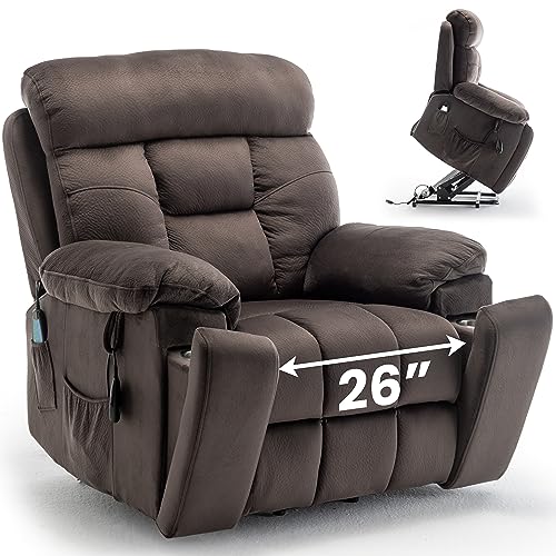 Cobplns Recliner Chair/Recliner Chairs for Adults， Lift Chairs Recliners for Elderly with Massage Lumbar Heating， Suitable for People Under 6 Feet Tall and Weighing up to 400lbs