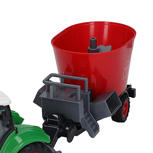 Kids RC Tractor Toy, Remote Control Farm Truck Impact Resistant 4 Channel Operation for Indoor Outdoor