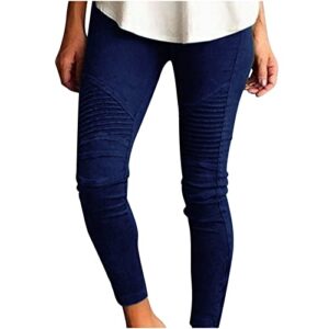 Amazon Mystery Box Capri Leggings High Waisted Leggings for Women Plus Size Seamless Scrunch Butt Gym Yoga Pants Stretch Pull-on Jeggings Activewear Navy 5XL