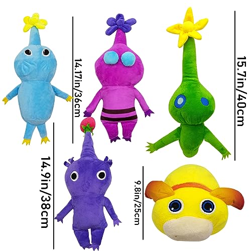 P-rimin Plush Toy,5PCS P-rimin Game PP Material Short Plush Cool Soft Doll Gift for Kids