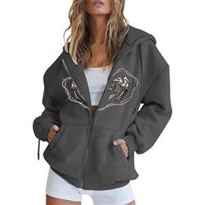 hoodie men women's heart vest long sleeves women women sweatshirt blouse sweaters for women plus size winter coats for women fur hood black cardigan for women black zip up hoodie womens military