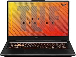 asus 2023 tuf fa706 gaming laptop 17.3” 144hz fhd ips display amd 6-core ryzen 5 4600h 16gb ddr4 1tb nvme ssd nvidia geforce gtx 1650 4gb gddr6 wifi ac rj45 usb-c rgb kb windows 10 pro w/usb