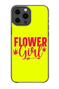 flower girl funny stoner sarcastic pattern art design anti-fall and shockproof gift iphone case (iphone 12 mini)