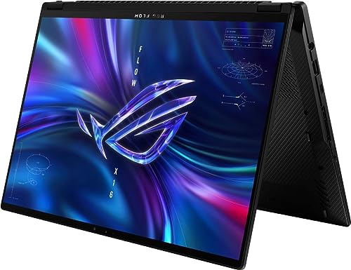 ASUS 2023 ROG Flow X16 Gaming Laptop, 16" WQXGA 165Hz Touchscreen 2-in-1 Design, AMD Ryzen 9 6900HS, NVIDIA GeForce RTX 3060, 32GB DDR5 RAM, 1TB SSD, WiFi 6E, Backlit Keyboard, Windows 11 Home