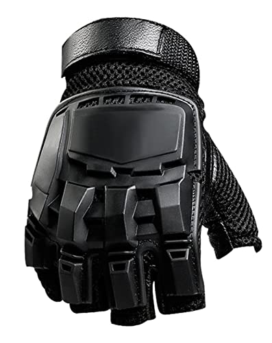 MFCT Tactical Techwear Gloves for Men (Black1, Large)