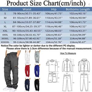 Willisos Sweatpants for Men Loose Fit, Mens Sweatpants Joggers Athletic Pants Loose Fit Drawstring Trousers Pants with Pocket