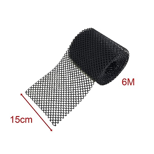 Leefasy Leaf Guard Mesh Roof Leaf Guard Mesh Strainer Anti Clogging with Fixed Hooks Drains Filter Strainer Gutter Protector Screen for Yard