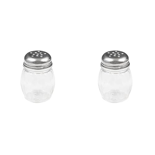 American Metalcraft Lexan Cheese Shaker Set, 1 Count (Pack of 2), Silver