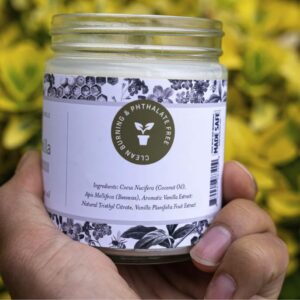 Fontana Candle Co - Pure Vanilla Candle 9 oz | Lightly Scented Candle | Made from Beeswax and Coconut Oil | Essential Oil | Wood Wick | Long Lasting | Clean Burn and Non Toxic