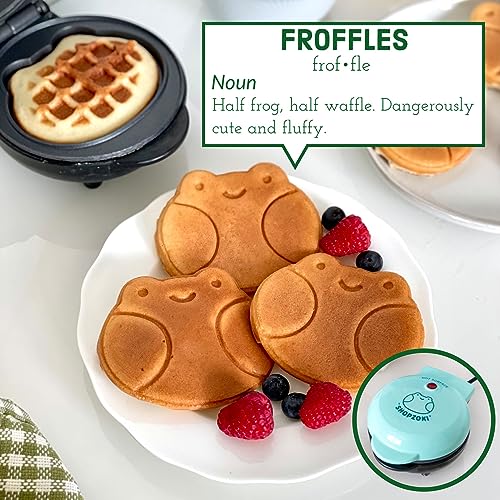 Shopzoki Ebbo Frog Waffle Maker, Non-Stick Waffle Maker, Cute Gifts