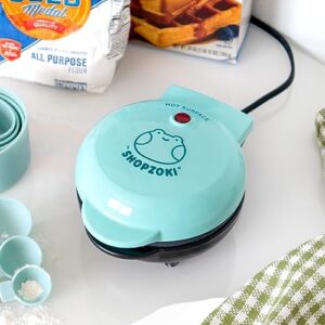 Shopzoki Ebbo Frog Waffle Maker, Non-Stick Waffle Maker, Cute Gifts