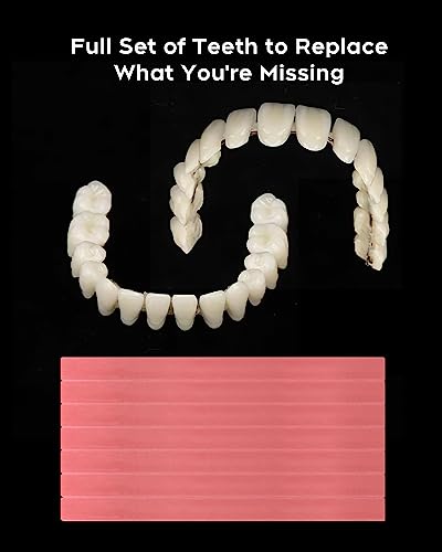 Dentures DIY Kit, Create Your Perfect Smile at Home: DIY Denture Fake Teeth Kit - Easy, Affordable, and Customizable Denture Solution