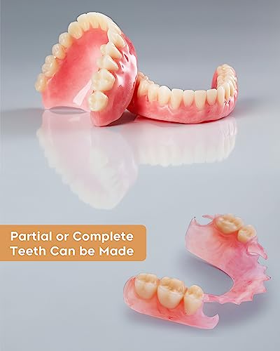 Dentures DIY Kit, Create Your Perfect Smile at Home: DIY Denture Fake Teeth Kit - Easy, Affordable, and Customizable Denture Solution