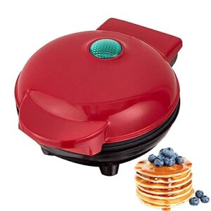 mini pancakes maker, mini waffle maker machine, mini pancake griddle breakfast maker, non-stick multifunctional round griddle electric kitchen small appliances eggs cookies sandwich maker