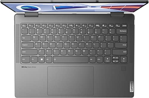 Lenovo Yoga 7 82YL 2023 Laptop - 14" 2240x1400 Touch Intel Iris Xe Graphics - Intel Core i7-1355U 10 Cores - 16GB LPDDR5 1TB NVMe SSD - Backlit KB FP Reader Support Stylus - Win11 Pro TLG 32GB USB