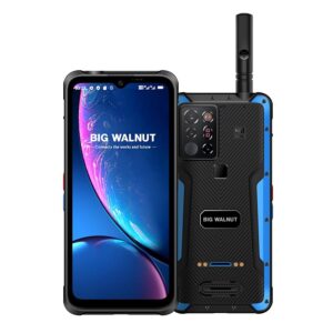 big walnut b3 2023 5g unlocked smartphone, 17gb+256gb rugged smartphone, 66w/10800mah battery cell phone, 120hz 6.58" 108mp camera rugged phone, 24mp night vision, ip68 waterproof, nfc (dmr)