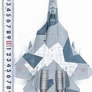 Flmenunu SU-57 Fighter Jet Airplane Model 1/100 Falcon Military Aircraft Diecast Models