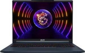 msi 2023 stealth 16" 144hz fhd+ gaming laptop,13th gen intel core i7-13620h, nvidia geforce rtx 4070, 64gb ddr5 ram, 4tb ssd, thunderbolt 4, windows 11, blue