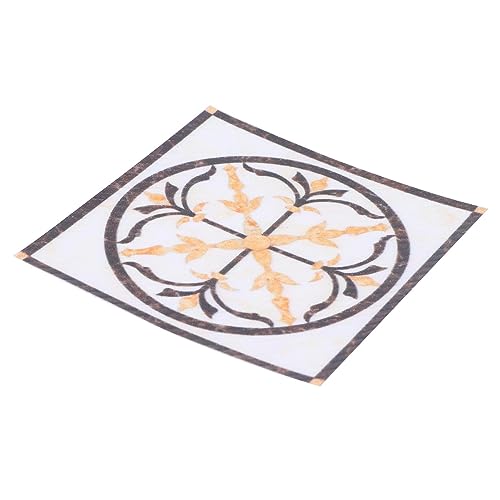 [Waterproof Tile Stickers - 20PCS Diagonal Self-Adhesive Floor Stickers for Living Room Decor - DIY Waterproof Floor Decoration Stickers]