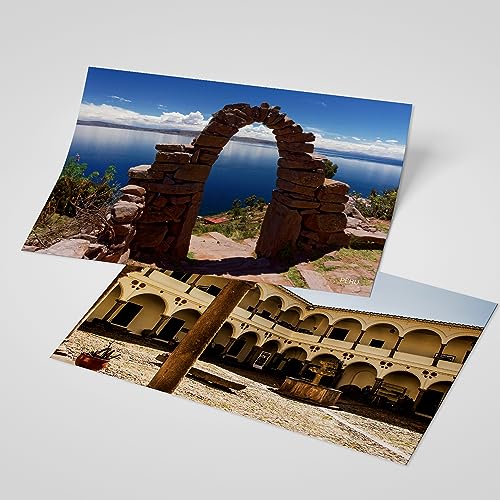 Dear Mapper Peru City Landscape Postcards Pack 20pc/Set Postcards From Around The World Greeting Cards for Business World Travel Postcard for Mailing Decor Gift