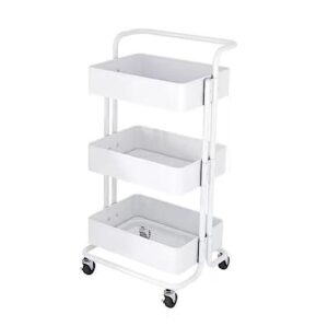 storage trolley rolling cart utility cart 3 tier kitchen storage cart with wheels trolley bathroom storage organization cart storage shelves rolling cart kitchen storage cart rolling storage cart ( co