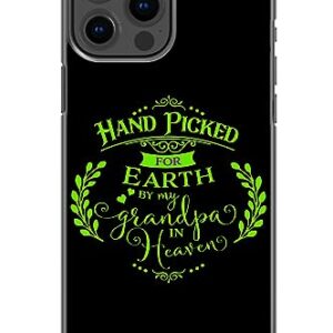 Hand Picked For Earth By My Grandpa In Heaven Sweet Cute Pattern Art Design Anti-Fall and Shockproof Gift iPhone case (iPod 6)