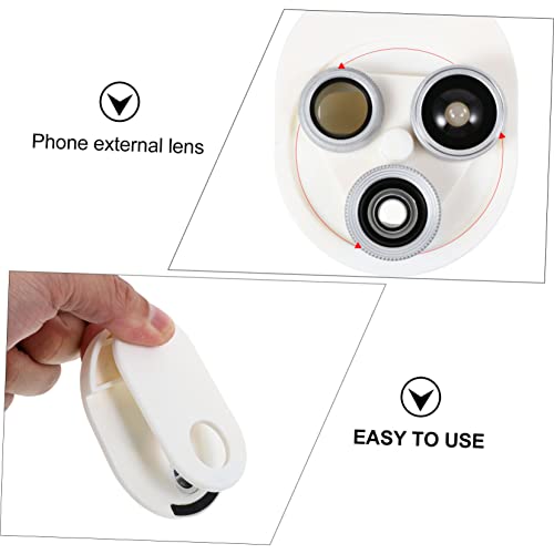 Abaodam 1pc Rotate Phone Camera Mens Travel Accessories Mens Gifts fisheye Lens Macro Camera Fish Eyes Lens for Phone Moment Lens Professional Camera Lens 4-in-1 Mobile Phone Camera Lens