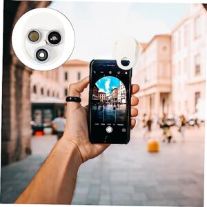 Abaodam 1pc Rotate Phone Camera Mens Travel Accessories Mens Gifts fisheye Lens Macro Camera Fish Eyes Lens for Phone Moment Lens Professional Camera Lens 4-in-1 Mobile Phone Camera Lens