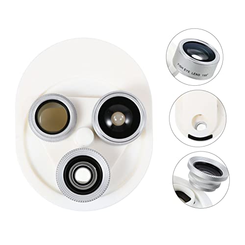 Abaodam 1pc Rotate Phone Camera Mens Travel Accessories Mens Gifts fisheye Lens Macro Camera Fish Eyes Lens for Phone Moment Lens Professional Camera Lens 4-in-1 Mobile Phone Camera Lens