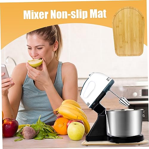 Appliance Slider Bamboo Mixer Slider Kitchen Appliance Sliders for 4.5-5qt Countertop Mixer Mover Sliding Tray Stand Mixer Appliance Moving Tray Small Appliance Slider Stand Mixer Mat Slider Applianc