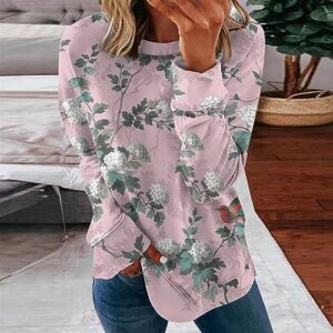 Long Sleeve Tshirts Shirts For Women Lightweight Sweatshirts For Women Oversized Sweatshirt For Women Quarter Zip Sweatshirt Women Long Sleeve Printed Shirts Casual Blouses Tops T Shirts Generic