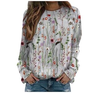 generic long sleeve shirt for women long sleeve tops for women pullover sweaters for women long sleeve round neck long sleeve pullover loose blouses casual tops lightweight shirts printed t shirts