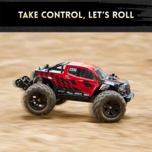 FAIRRC EAZYRC Fast RC Trucks for Adults 1/18 Chevrolet Colorado Off-Road RC Trucks, 4X4 RTR Brushless RC Trucks, 45+km/h Speed, Hobby Electric RC Monster Trucks, Oil Filled Shocks,RC Trucks Black