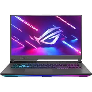 ASUS ROG Strix G17 Gaming & Entertainment Laptop (AMD Ryzen 9 6900HX 8-Core, 32GB DDR5 4800MHz RAM, 2x1TB PCIe SSD RAID 0 (2TB), GeForce RTX 3070 Ti, 17.3" Win 11 Home) with DV4K Dock