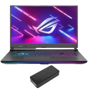 ASUS ROG Strix G17 Gaming & Entertainment Laptop (AMD Ryzen 9 6900HX 8-Core, 32GB DDR5 4800MHz RAM, 2x1TB PCIe SSD RAID 0 (2TB), GeForce RTX 3070 Ti, 17.3" Win 11 Home) with DV4K Dock