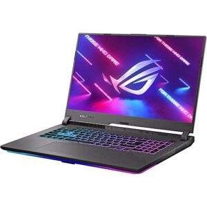 ASUS ROG Strix G17 Gaming & Entertainment Laptop (AMD Ryzen 9 6900HX 8-Core, 32GB DDR5 4800MHz RAM, 2x1TB PCIe SSD RAID 0 (2TB), GeForce RTX 3070 Ti, 17.3" Win 11 Home) with DV4K Dock