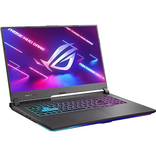 ASUS ROG Strix G17 Gaming & Entertainment Laptop (AMD Ryzen 9 6900HX 8-Core, 32GB DDR5 4800MHz RAM, 2x1TB PCIe SSD RAID 0 (2TB), GeForce RTX 3070 Ti, 17.3" Win 11 Home) with DV4K Dock