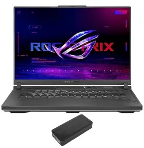 asus rog strix g16 gaming & entertainment laptop (intel i7-13650hx 14-core, 64gb ddr5 4800mhz ram, 2tb pcie ssd, geforce rtx 4050, 16.0" 165hz wide uxga (1920x1200), win 11 pro) with dv4k dock